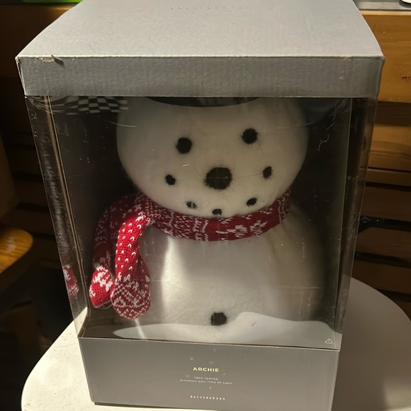 Pottery Barn | Holiday | Pottery Barn Archie The Snowman Tree Topper ...